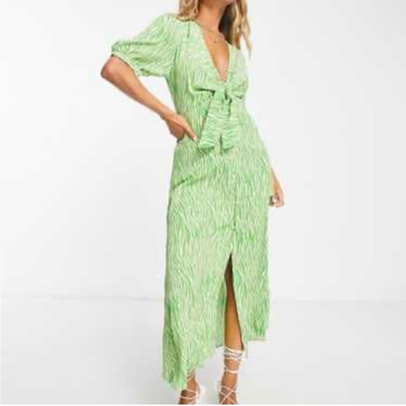 Dresses | Super Flattering Green Cream Zebra Print Dressfrom Nordstrom ...